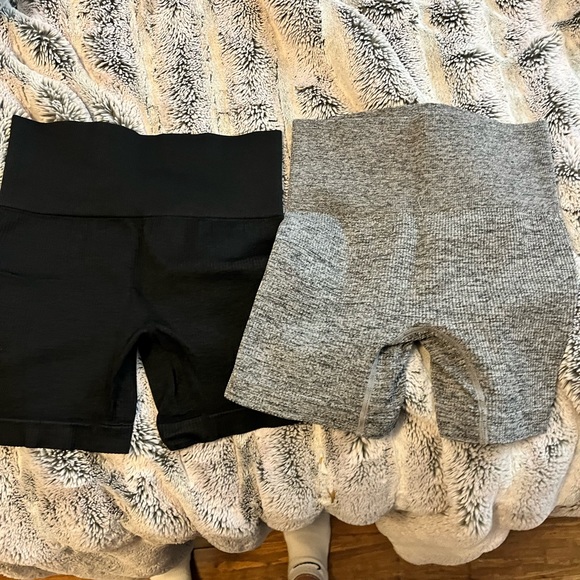 Colsie | Shorts | Colsie Black And Grey Biker Shorts | Poshmark